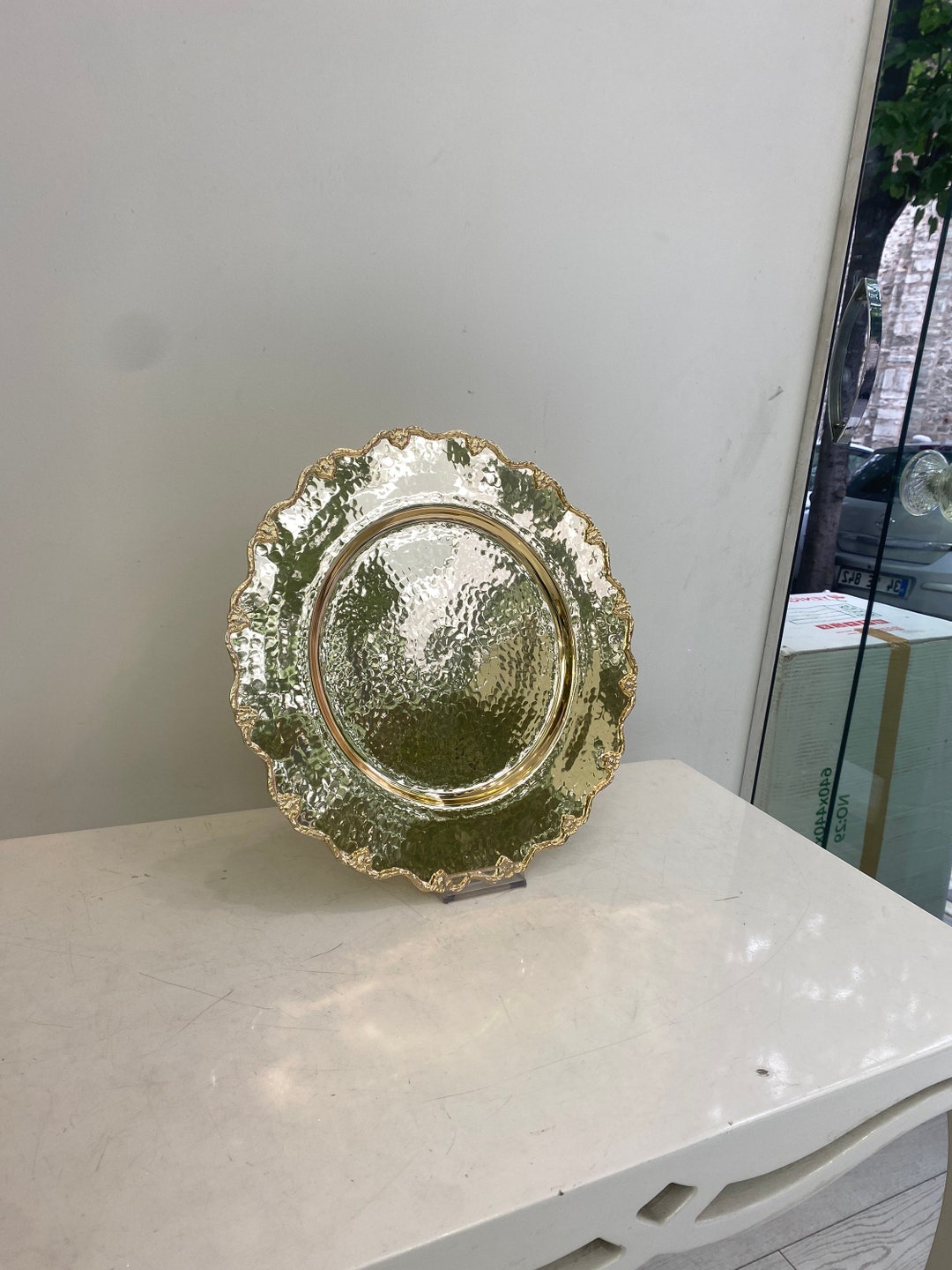 Silver Plated Placemat, Supla, Cake Stand, Plate Placemat. - Etsy