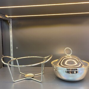 Food Service Stand, Hot Food Presentation Stand Silver Color. - Etsy