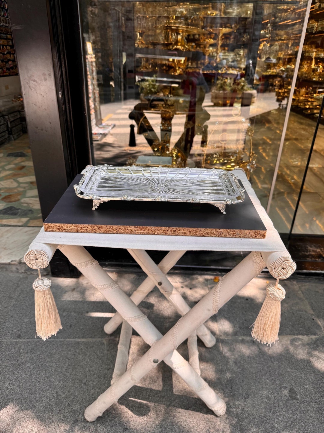 Silver Plated Cake Stand, Cookie Dessert Holder, Multi-tier Snack ...