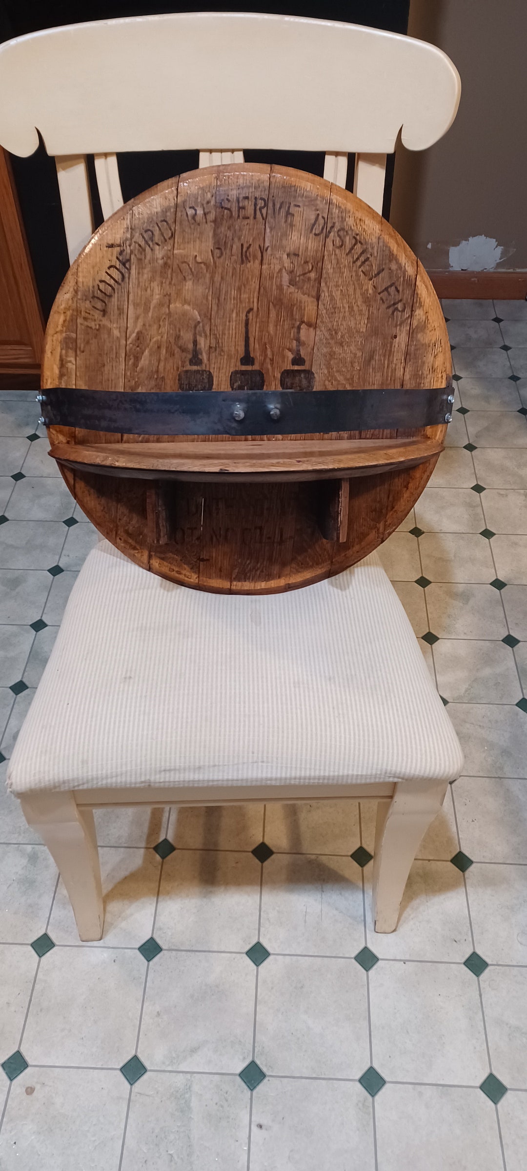 Whiskey Barrel Shelf - Etsy