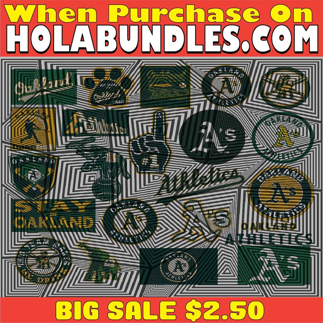 Oakland Athleticss SVG PNG, Svg Sports Files, Svg for Cricut, Clipart, Baseball Cut File ...