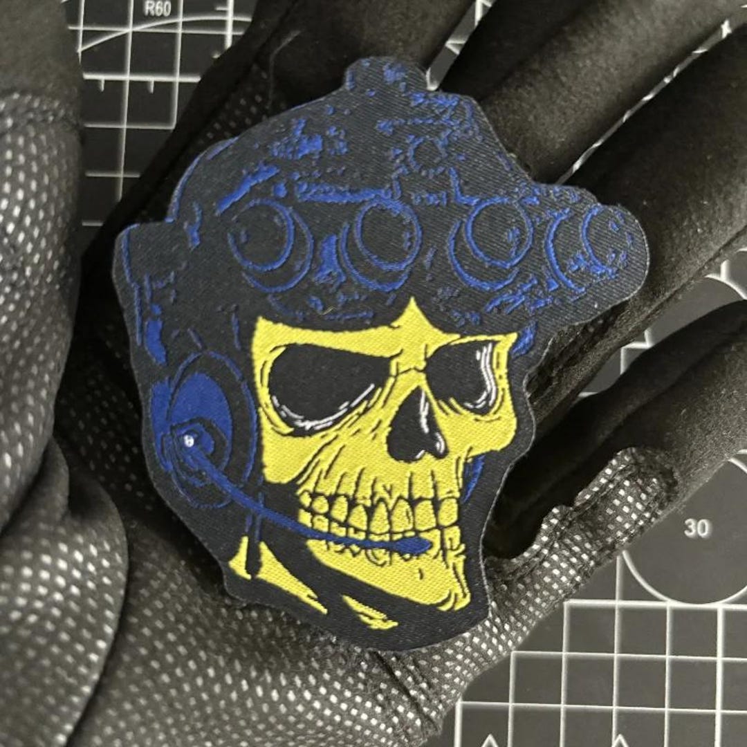 Commander Skeletor Morale Badge Operator Tactical Patch Hook & Loop ...
