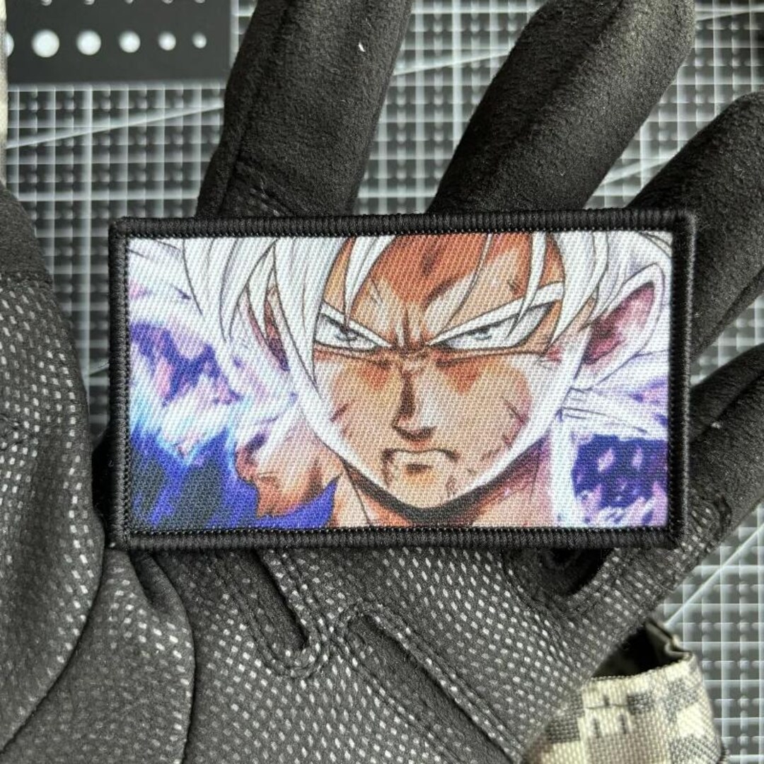 Goku Eyes Morale Badge Anime Character UI Patches for Clothing Hook and ...