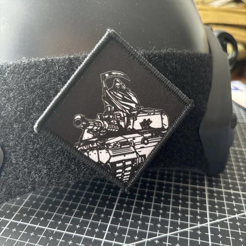 Reaper Tank Tactical Patch Skeleton Morale Badge Printing Patches for ...
