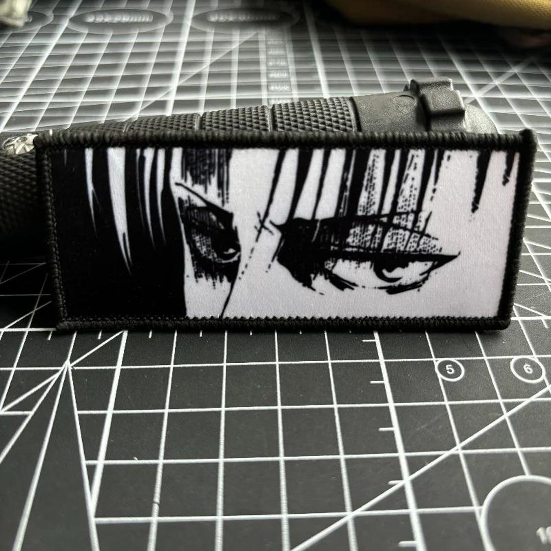 Eyes Morale Badge Anime Patch Hook and Loop Printing Cartoon Tactical ...