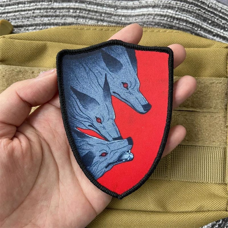 Wolf Military Patch - Etsy
