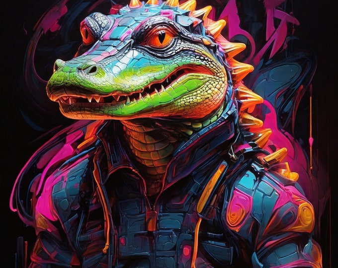 Aligator 3d - Etsy