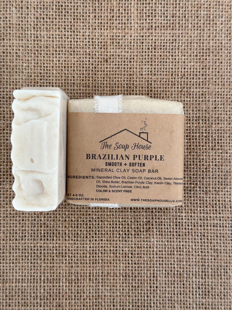 Brazilian Purple- Mineral Clay Soap Bar - Etsy