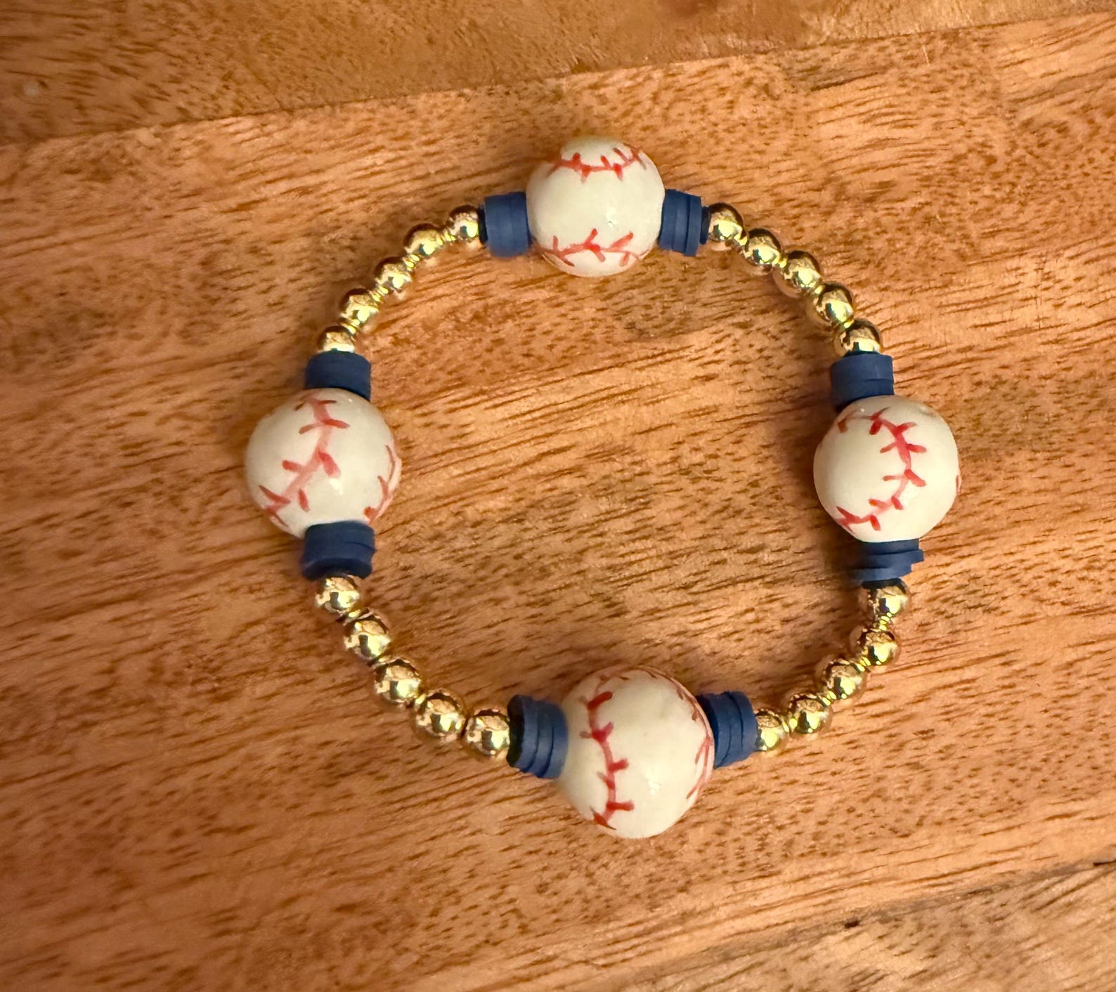 Baseball Bracelets Set of 3 - Etsy