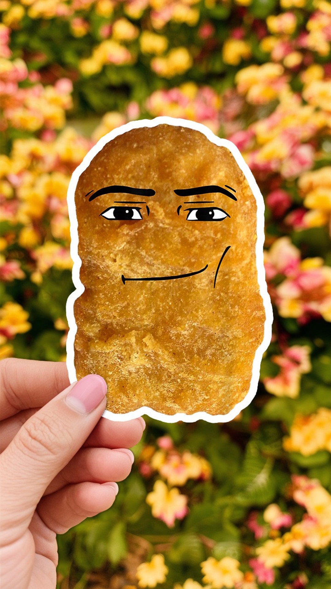 Chicken Nugget Meme Sticker Laptop Stickers Aesthetic Stickers Computer ...