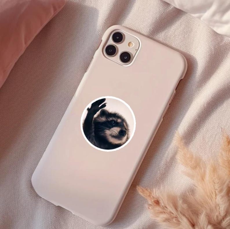 Pedro Racoon Meme Sticker Racoon Dancing Meme Sticker Laptop Stickers ...