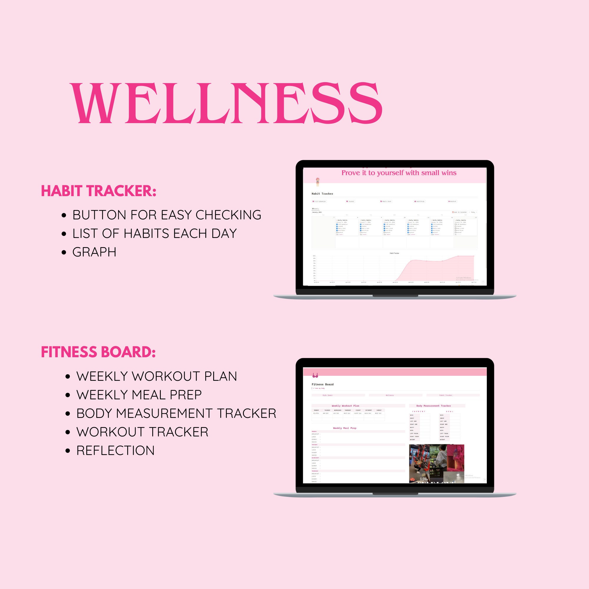Notion Template That Girl Planner 2024 I Aesthetic Notion I Notion ...