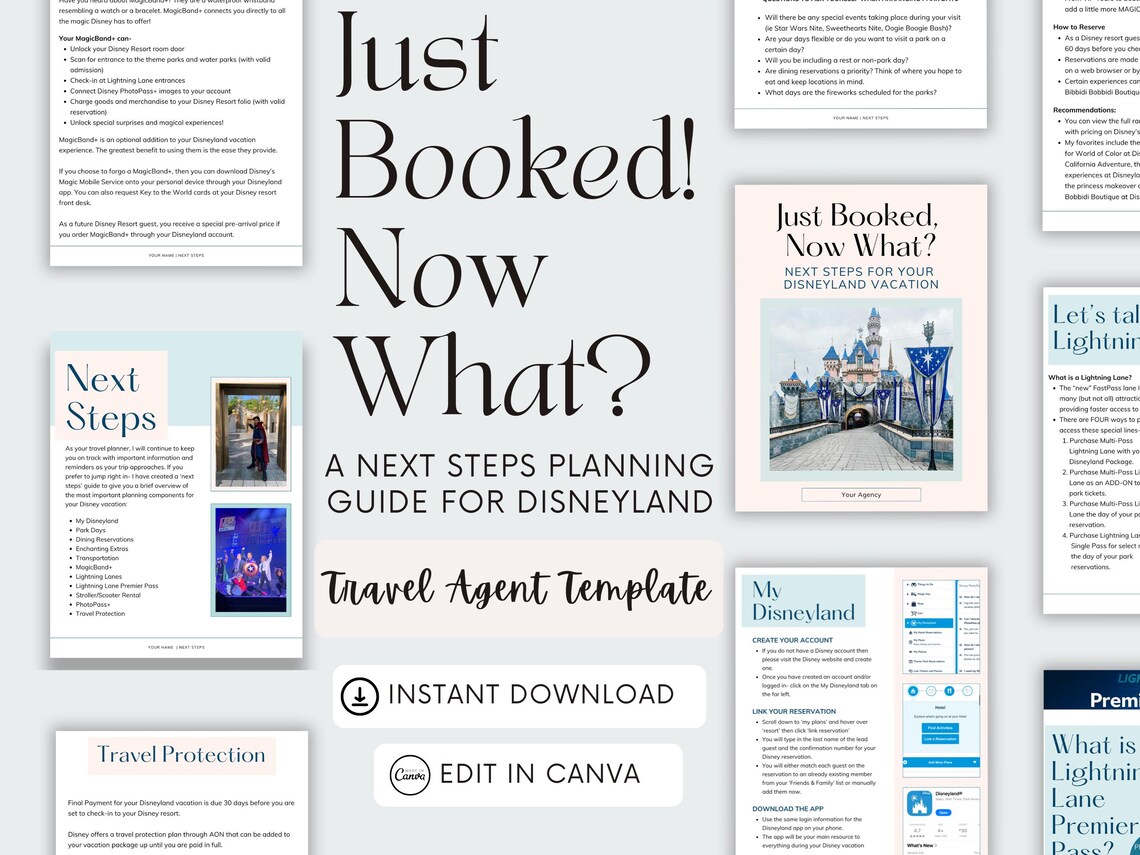 Just Booked, What Now? A DL Next Steps Guide and Template for Travel ...