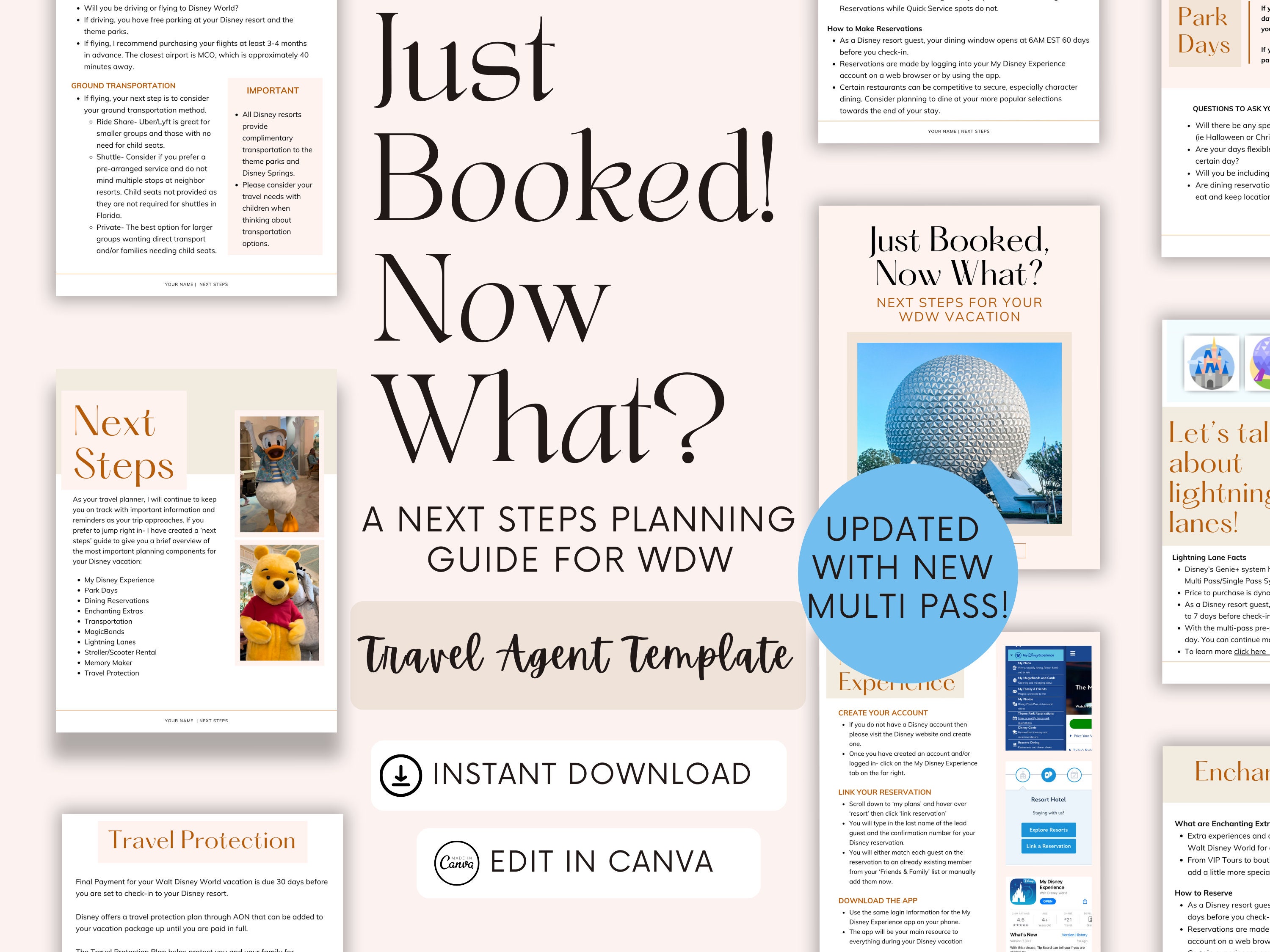 Just Booked! What Now? A WDW Next Steps Guide and Template for Travel ...