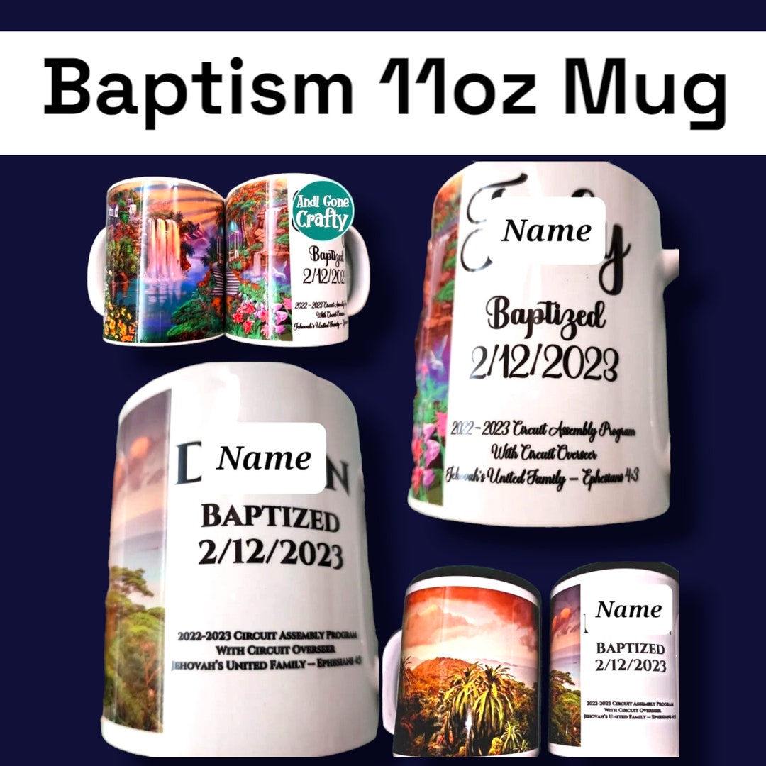 JW Baptism Mug 11 Oz - Etsy