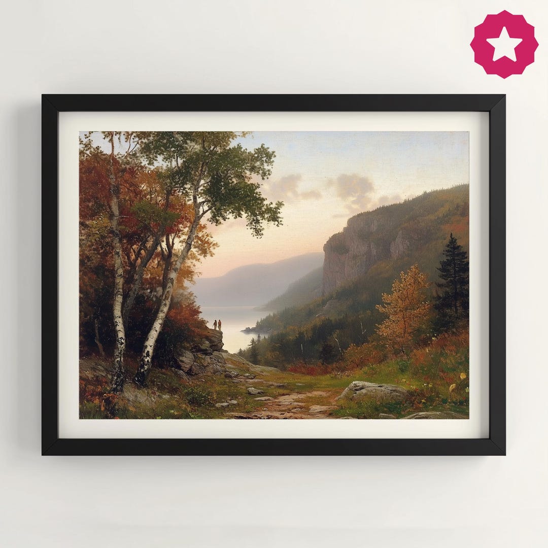 Early Light of Acadia (c. 1860) | Fine Art Print on Cotton Matte ...