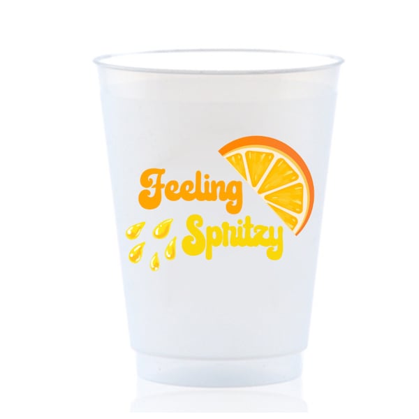 Aperol Spritz Plastic Cups - Etsy