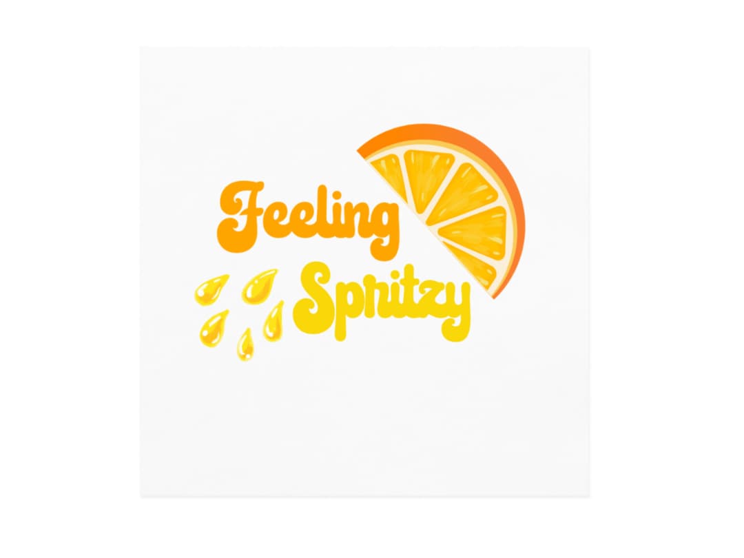 Feeling Spritzy Aperol Paper Cocktail Napkins | Aperol Spritz Party ...
