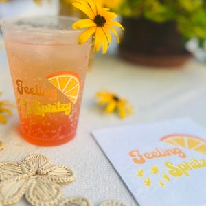 Feeling Spritzy Aperol Paper Cocktail Napkins | Aperol Spritz Party ...