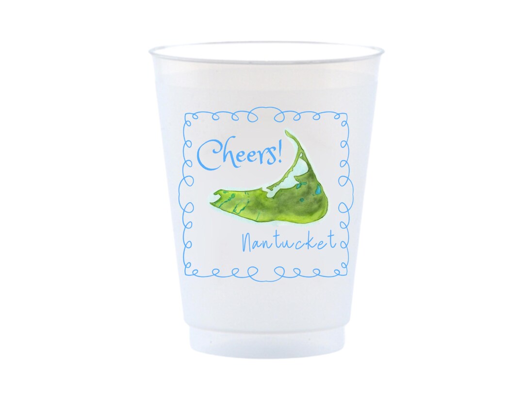 Cheers Nantucket Frost Flex 16oz Drinking Cups | Nantucket Cups ...