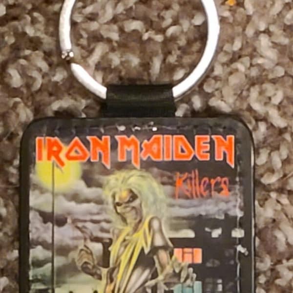 Metal Band Keychain - Etsy
