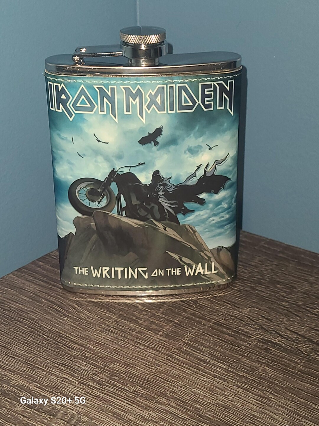 Iron Maiden: Writing on the Wall 8 Oz Flask Custom Made NEW - Etsy