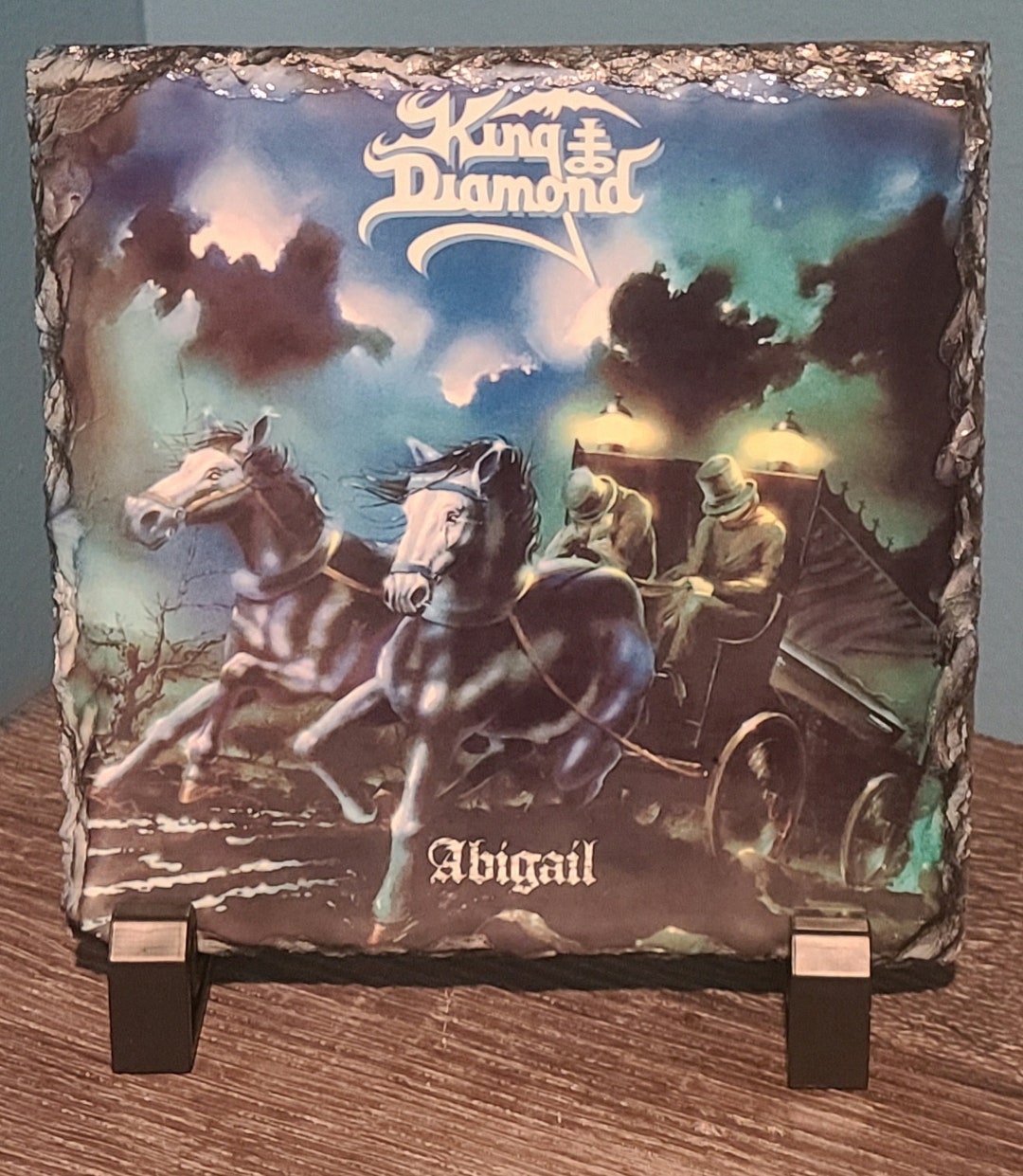 King Diamond: Abigail Slate 7.5 Inx 7.5in X .1" NEW (with Rubber Feet ...