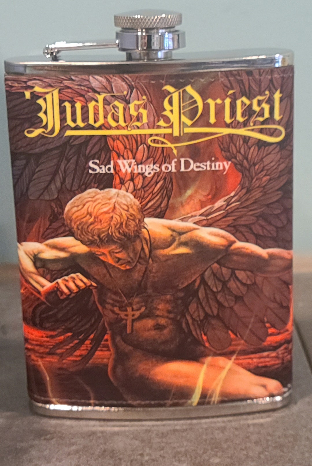 Judas Priest: Sad Wings of Destiny 8 Oz Flask Custom Made NEW - Etsy