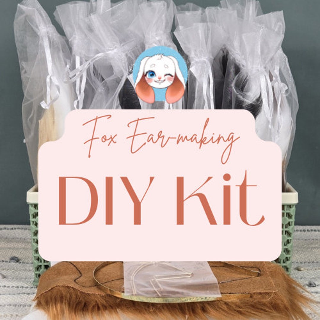 DIY Faux Fur Fox Ear-making Kit - Etsy