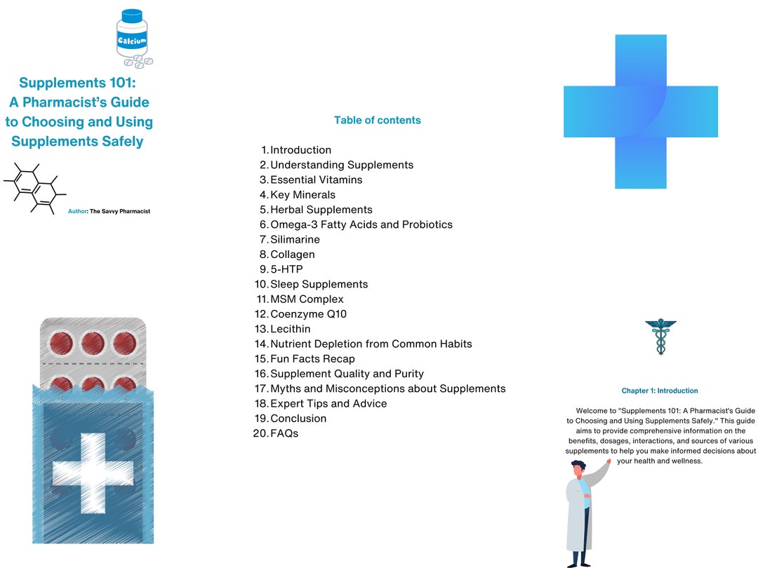 Comprehensive Vitamin & Supplement Guide by Licensed Pharmacist Health ...