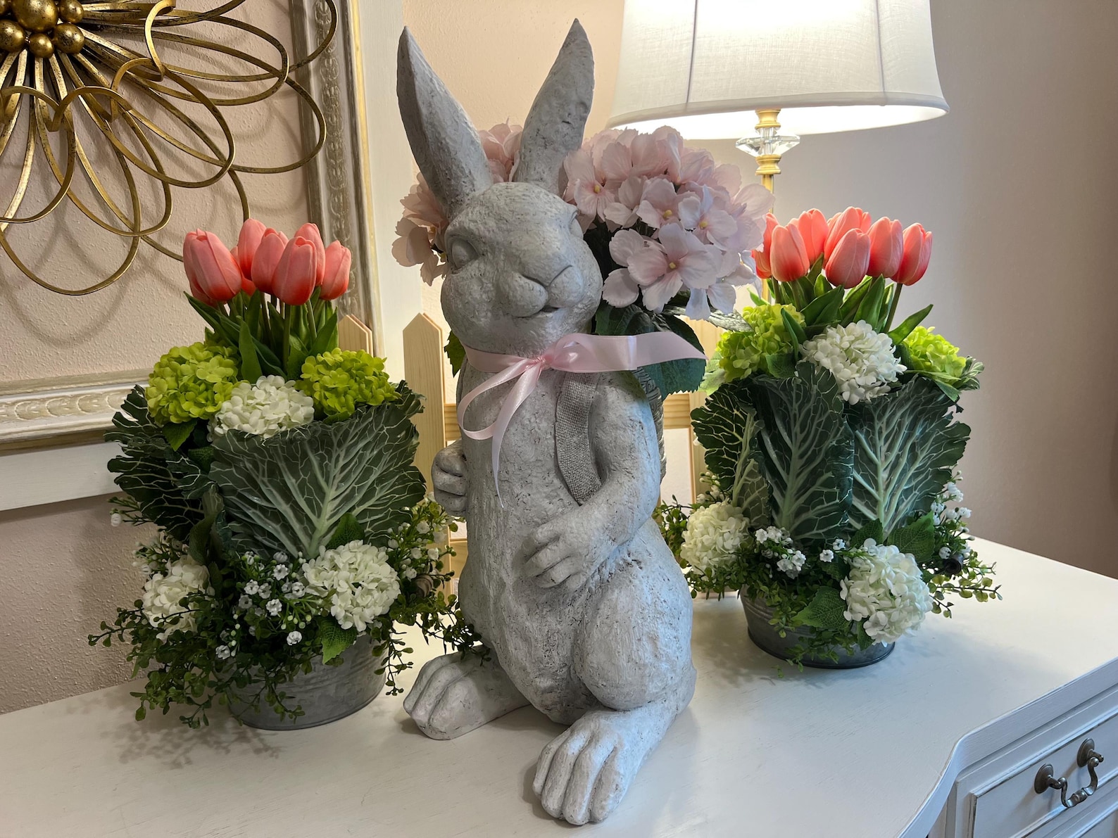 Cabbage & Tulips, Spring Floral Design - Etsy