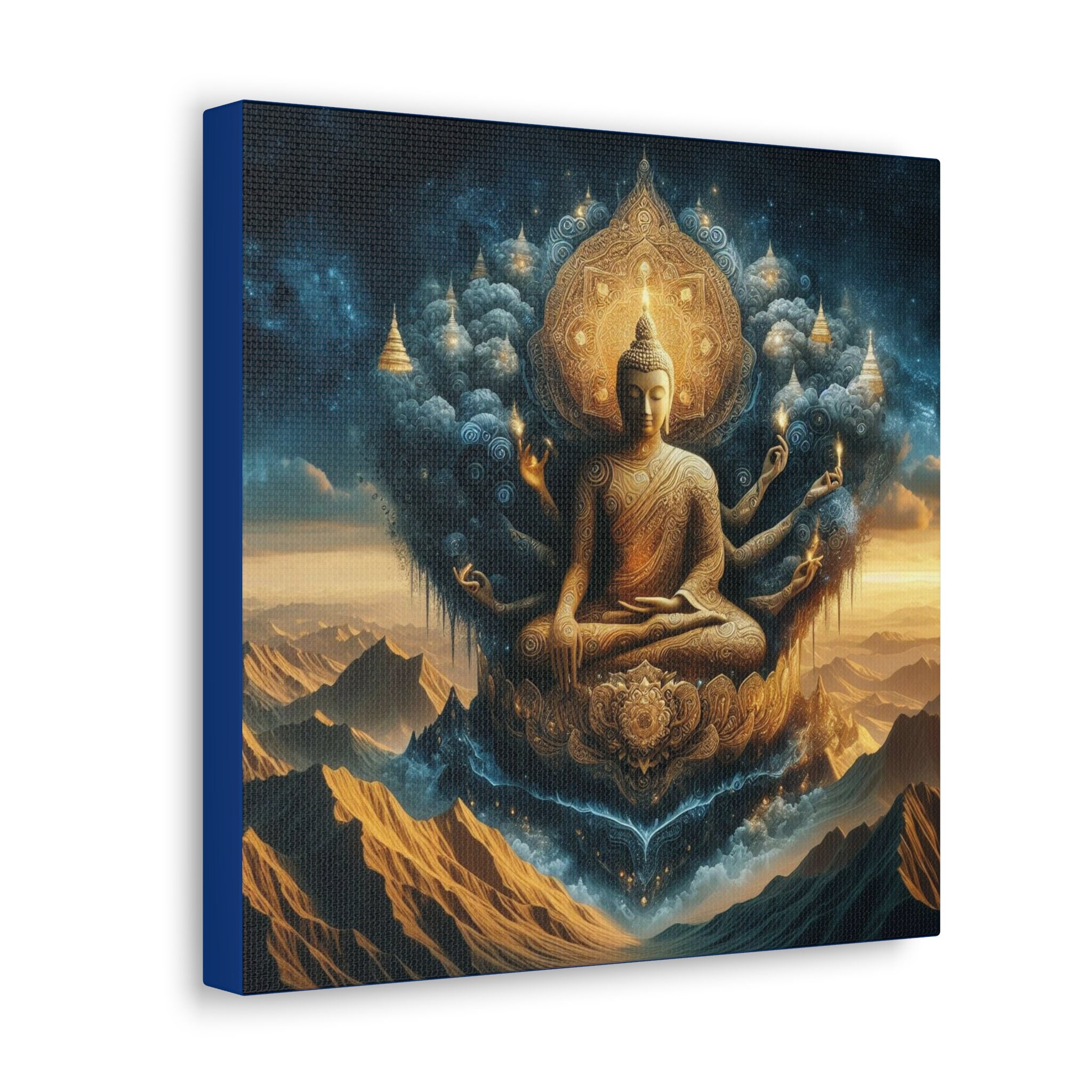 Buddha's Awakening: Canvas Art Capturing Enlightenment's Radiance ...