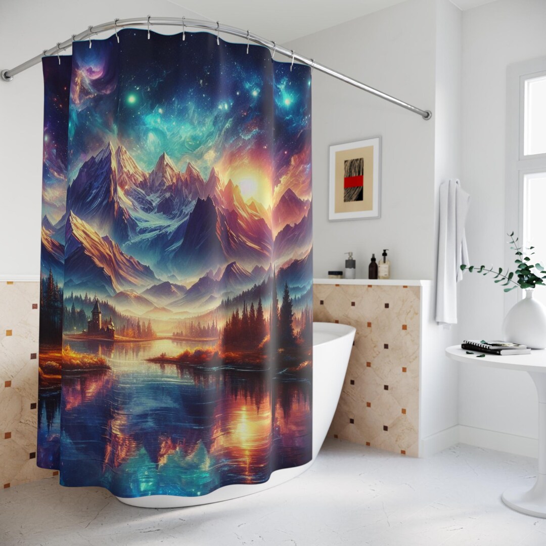 Sacred Purity Shower Curtain | Spiritual Home Décor | #pemavajradesigns ...