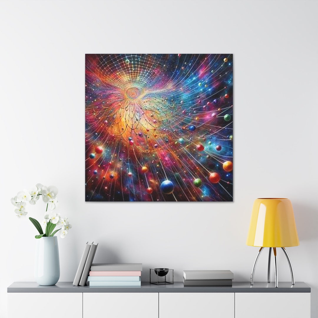 Indra's Net Canvas Art: Interconnectedness of Reality, Spiritual Decor ...