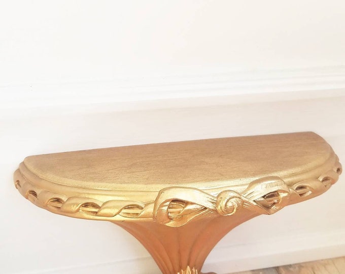 Flush Floating Shelf. Wall Mounted Floating Shelf. Vintage Wall Shelf ...