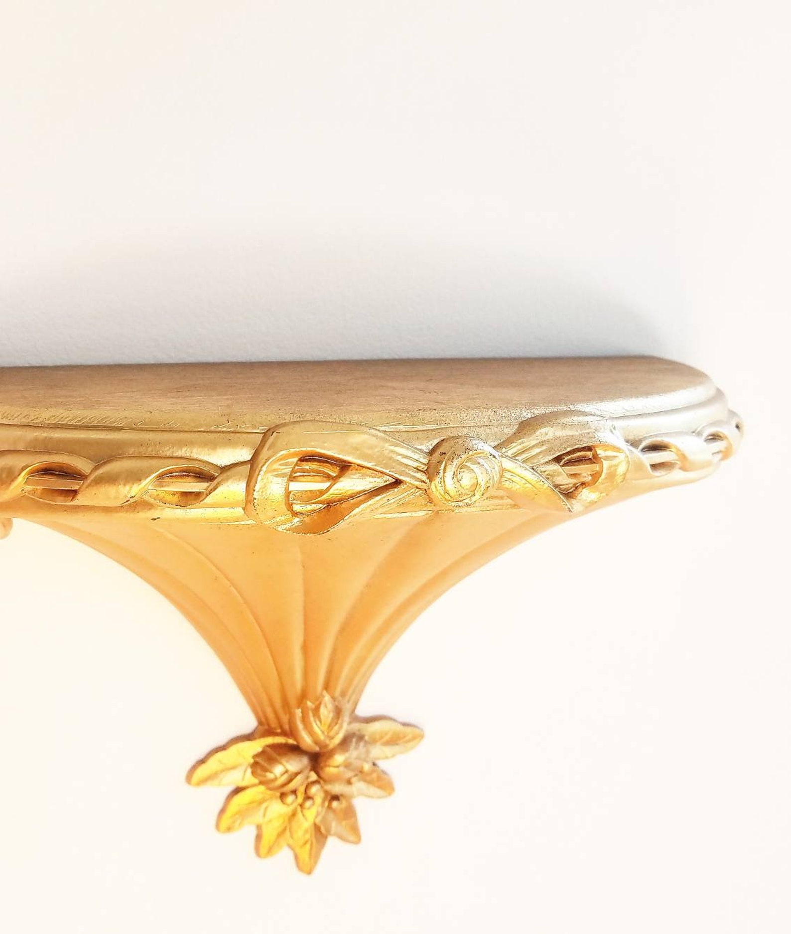 Flush Floating Shelf. Wall Mounted Floating Shelf. Vintage - Etsy