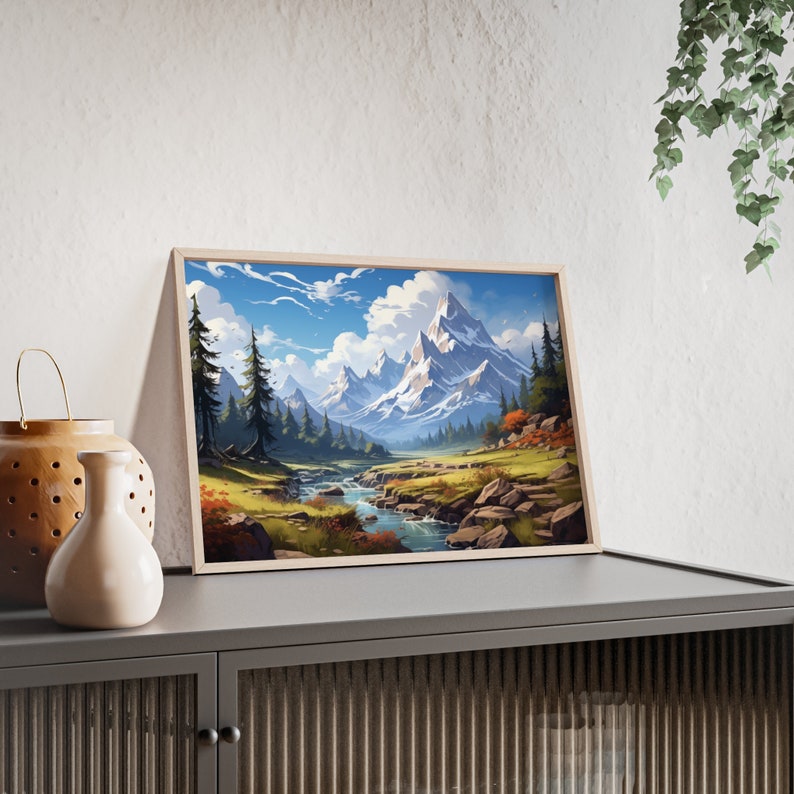 Journey Through Middle-earth: Anime-inspired Prints in Frame for ...