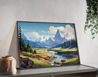 Journey Through Middle-earth: Anime-inspired Prints in Frame for ...