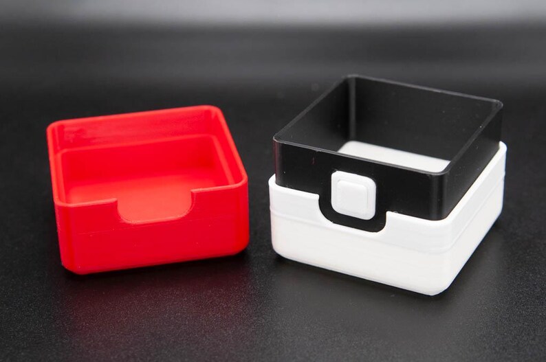 Poke Ball Desk Organizer – 3D Printed Storage Box or Bin | Kids Pen ...