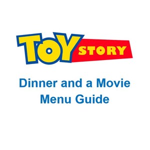 Toy Story Dinner and a Movie Menu Guide - Etsy