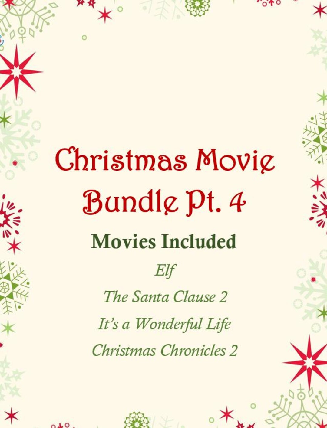 Christmas Movie Bundle Part 4 - Etsy