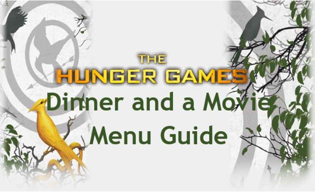The Hunger Games Dinner and Movie Menu Guide - Etsy