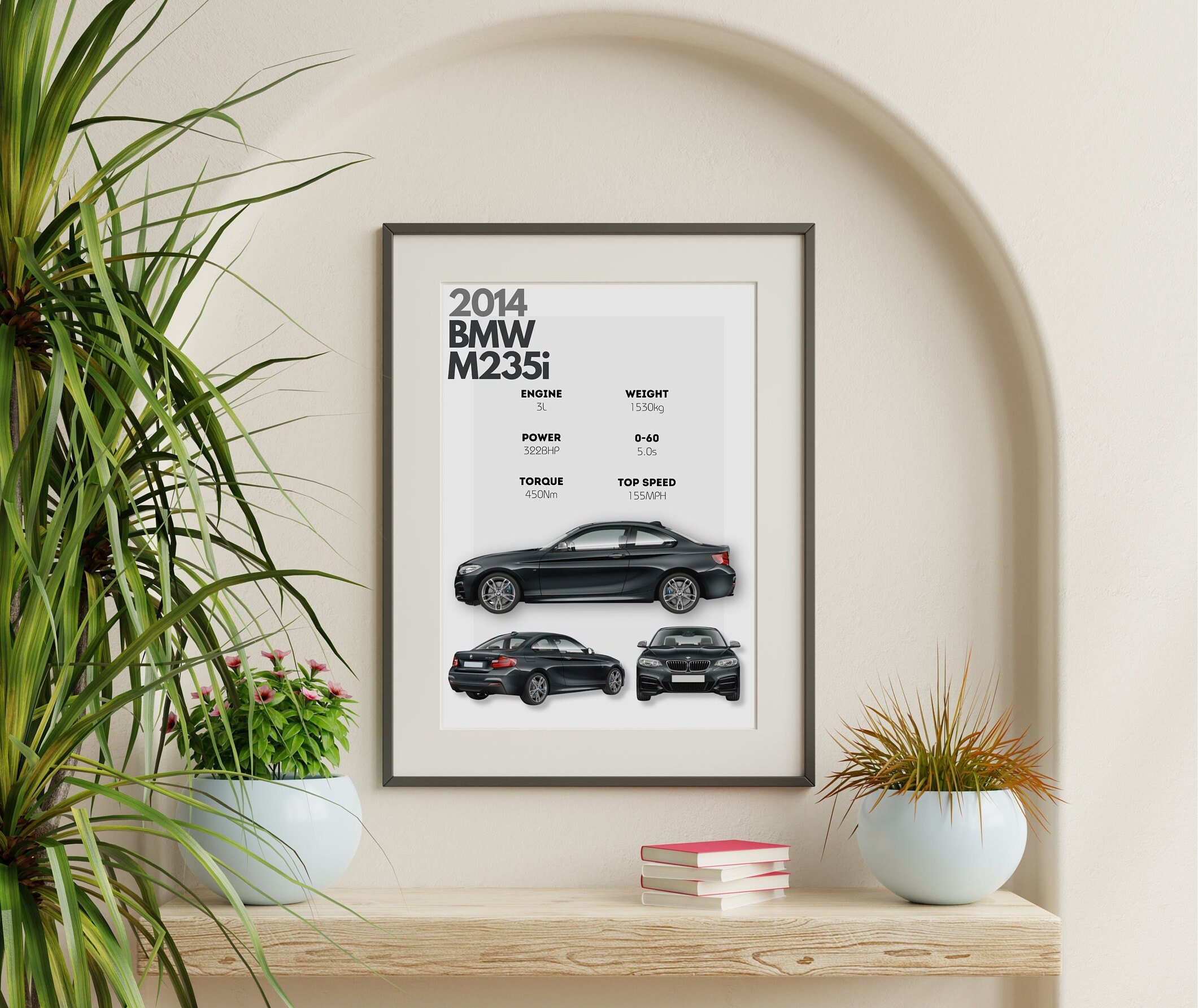 BMW M325i Poster Car Digital Poster Office Poster Garage Decor Car Guy ...