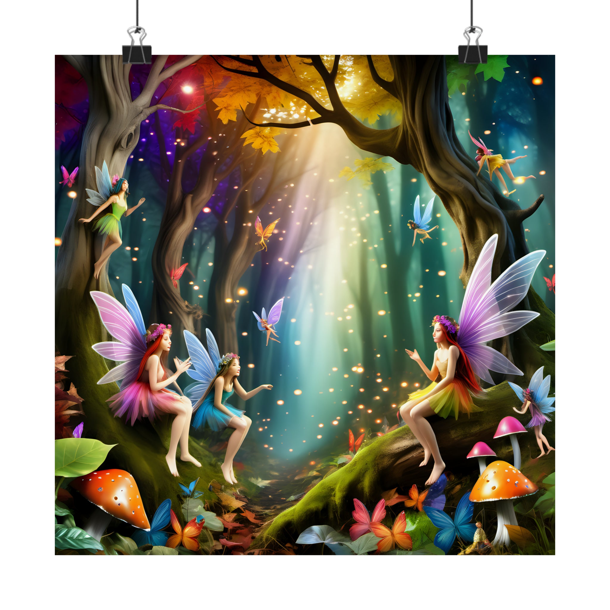 Fairies, Colorful Fairies, Magical, Forest, Fireflies, Fantasy, Dream ...