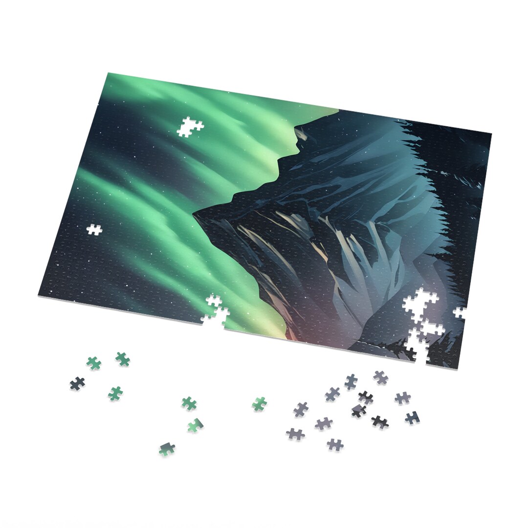 Northern Lights Puzzle, Aurora Borealis Puzzle, Northern Lights Puzzle ...