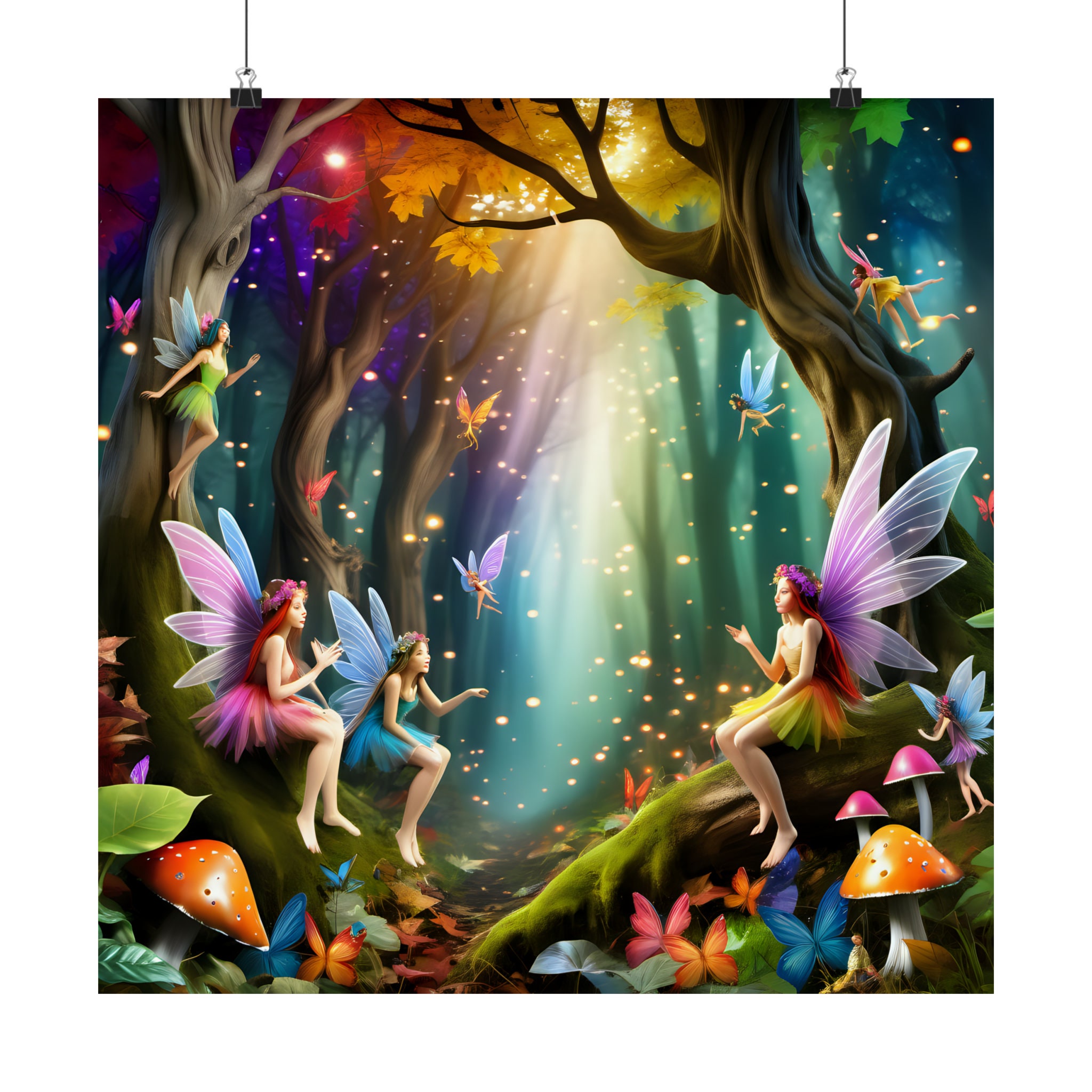 Fairies, Colorful Fairies, Magical, Forest, Fireflies, Fantasy, Dream ...
