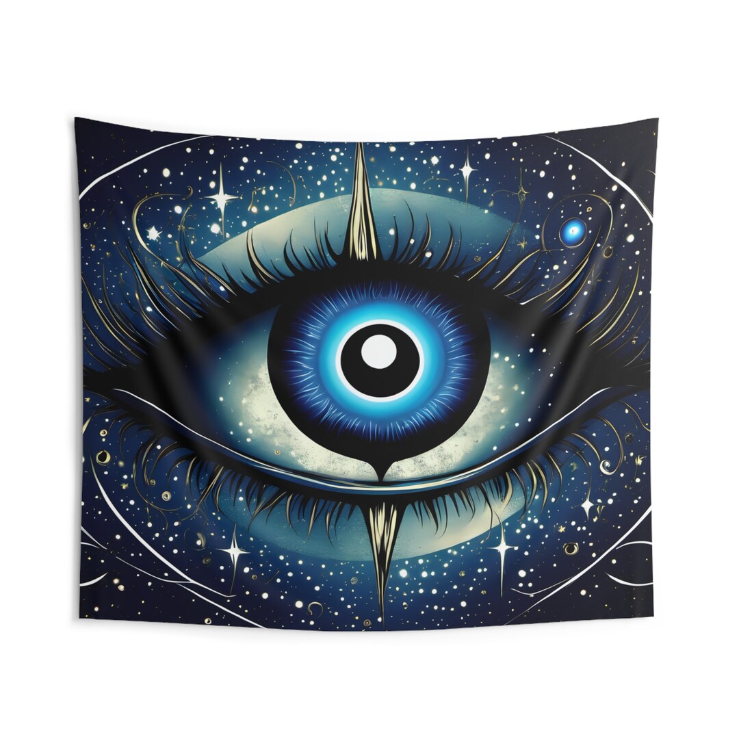 Evil Eye, Christmas, Gift, Protection, Celestial, Indoor Wall ...