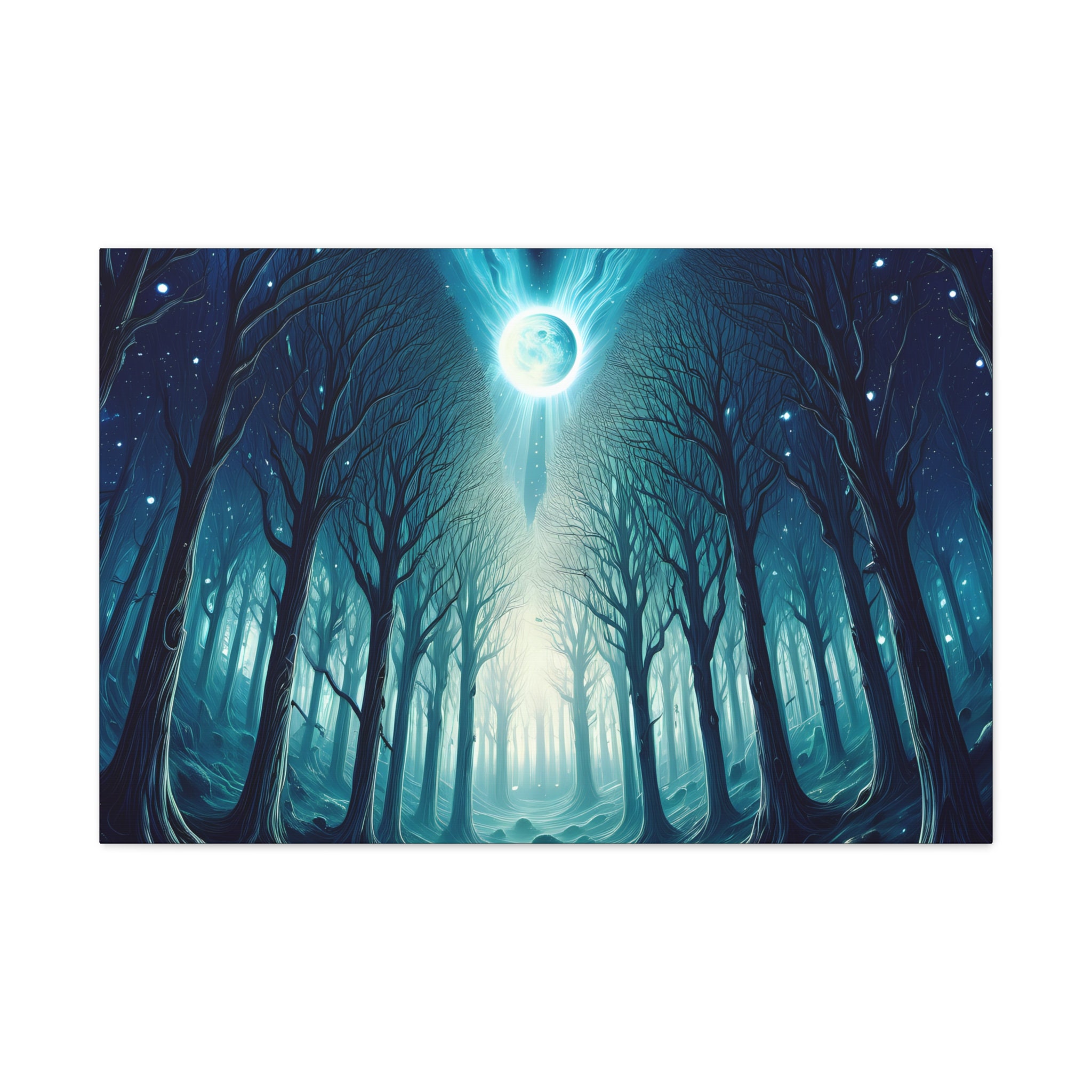 Celestial Forest, Fantasy Forest, Enchanted Forest, Canvas Gallery Wraps - Etsy