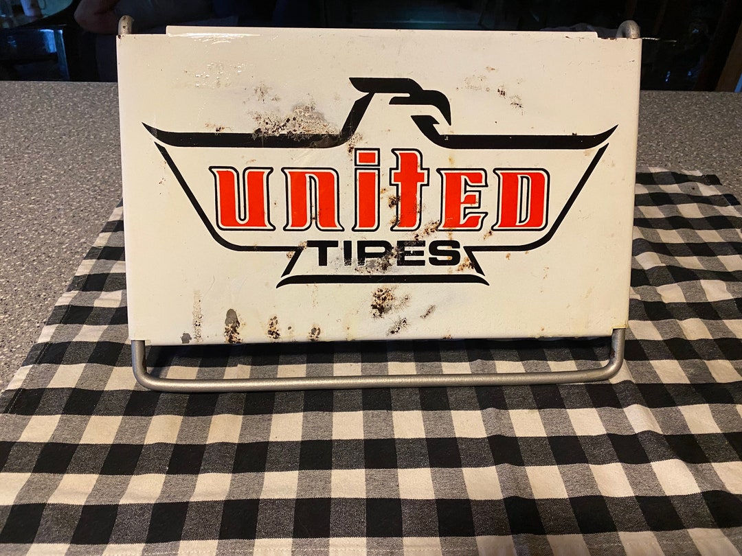 Vintage United Tire Display Rack - Etsy