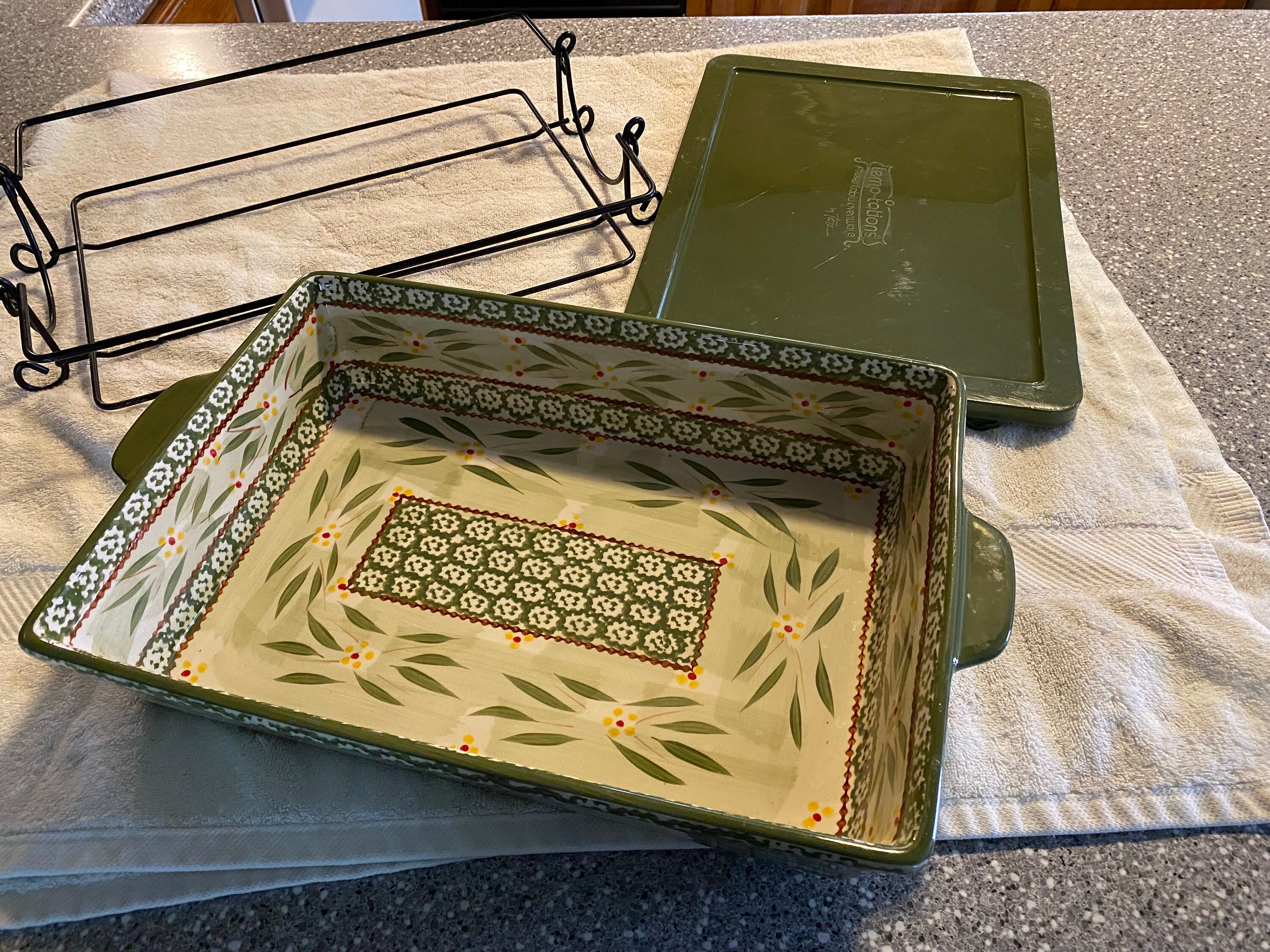 Vintage Temptations Presentable Old World Ovenware by TARA 4 Quart ...